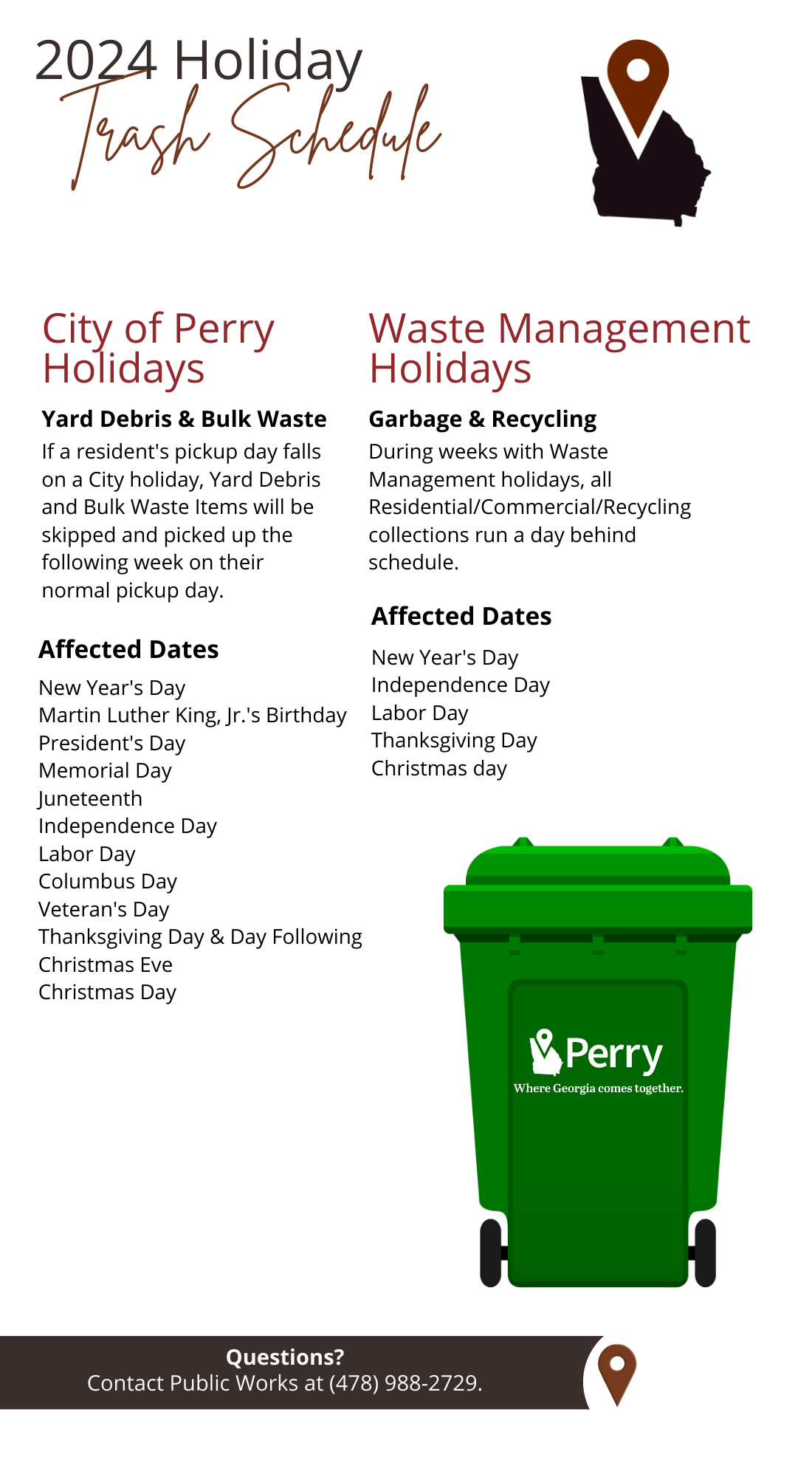 Customer Service | City of Perry